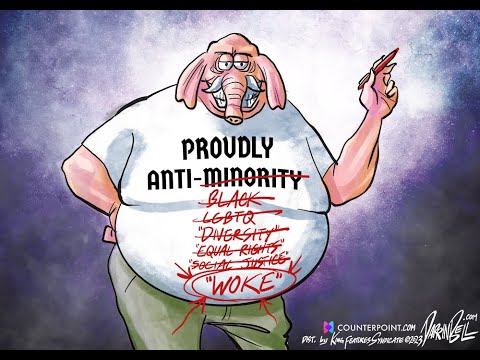 The Assault on Wokism - creation of an editorial cartoon