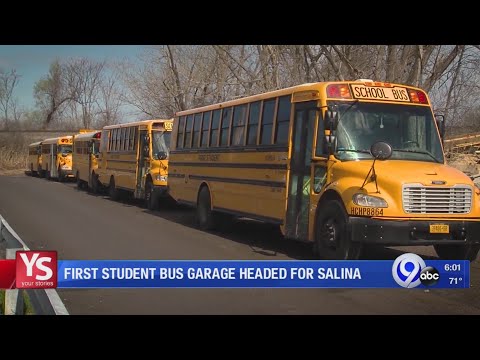 First Student bus garage switching from Cicero site to location in Salina