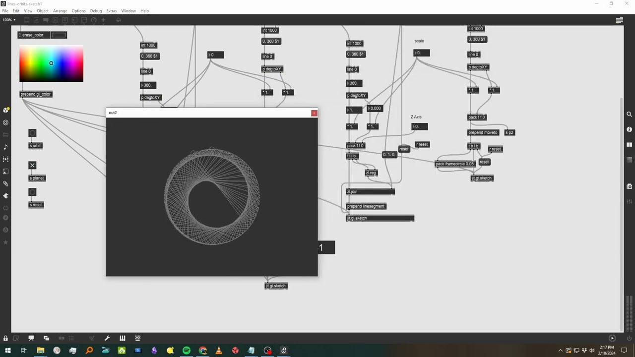 max/msp/jitter gl.sketch orbital resonance