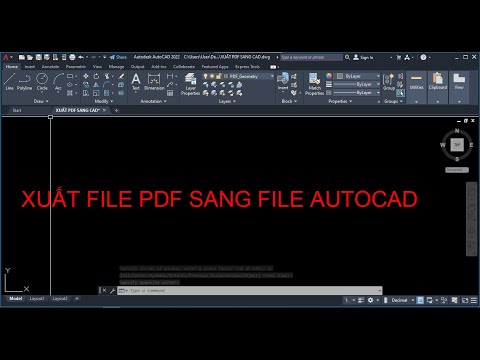 XUẤT FILE PDF SANG FILE AUTOCAD QUÁ ĐƠN GIẢN