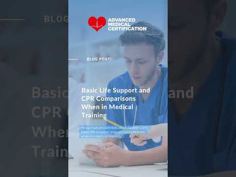 Basic Life Support and CPR Comparisons When in Medical Training