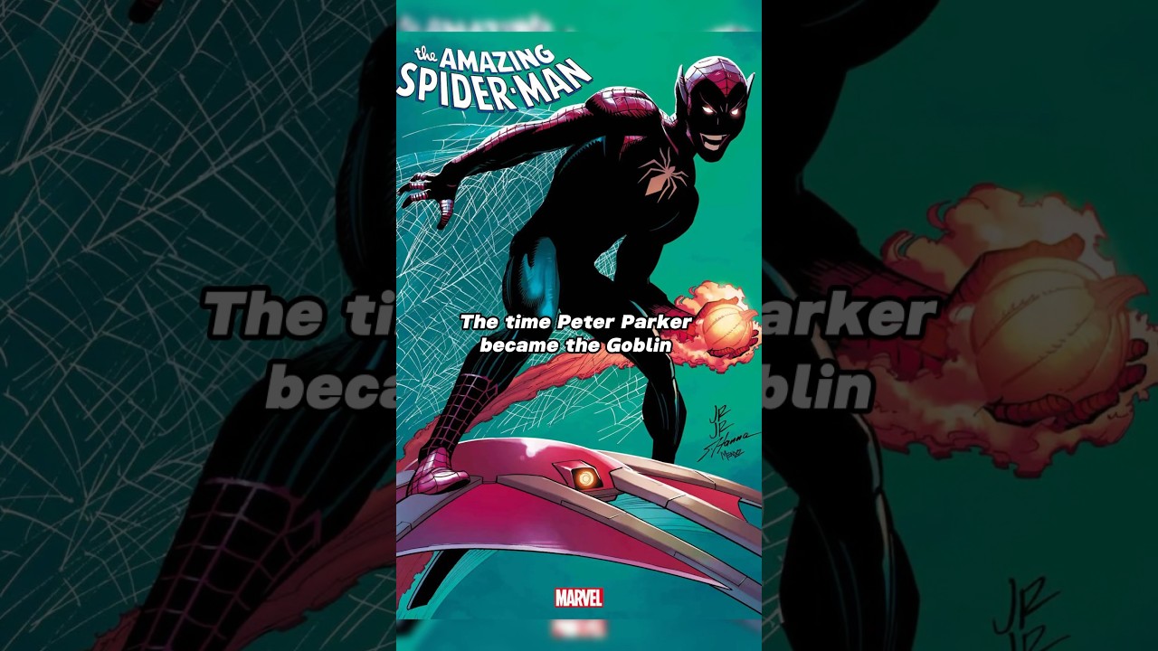 The time Peter Parker became the goblin😈 #spiderman #spidergoblin #comics #greengoblin #thegoblin