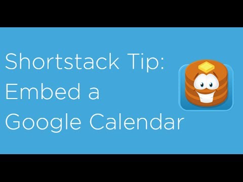 How to embed Google Calendar on your Facebook Page with Shortstack