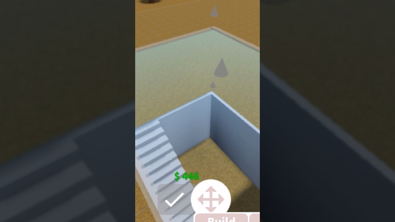 HOW TO BUILD A 2 STORY HOUSE WITHOUT THE GAMEPASS IN BLOXBURG!#roblox #bloxburg #robloxshort #shorts