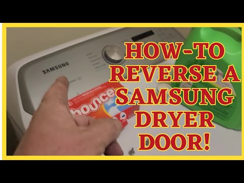 How To Reverse A Samsung Dryer Door -Switch Sides