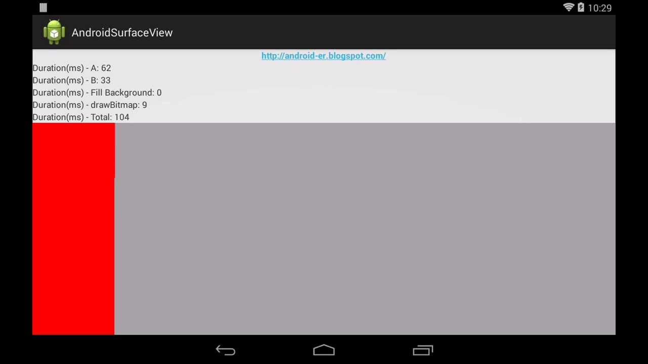 Draw bitmap programmatically for SurfaceView - A