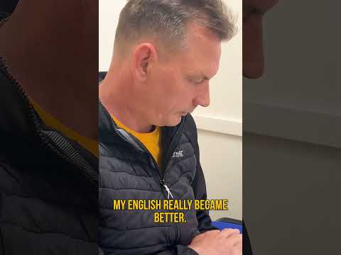 Ihor from Ukraine tells his experience learning English in Ireland