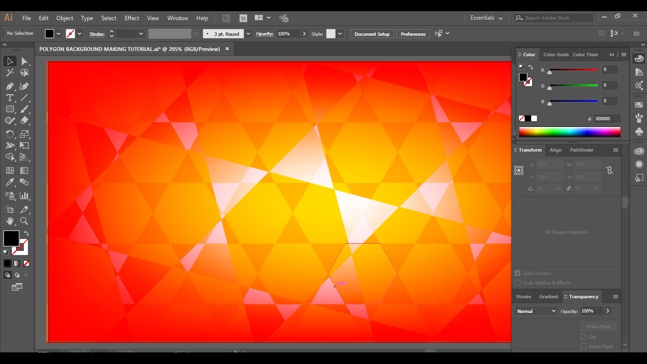 How to Create a Nice Background in Adobe Illustrator | Part 1