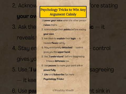 Psychology Tricks to Win Any Argument Calmly