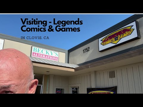 Mark on Comics - Legends Comics and Games Visit in Clovis, CA - Ep 113