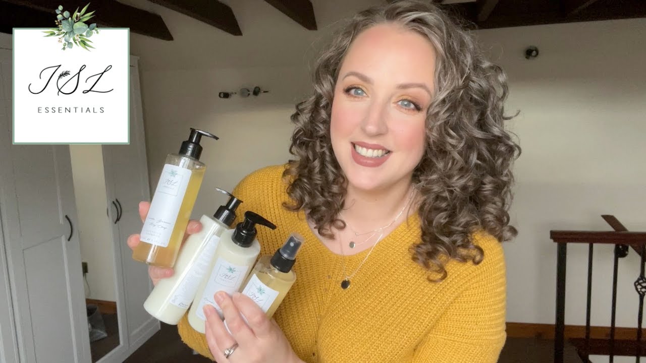 Curly Washday with JSL Essentials - small woman owned, UK based brand