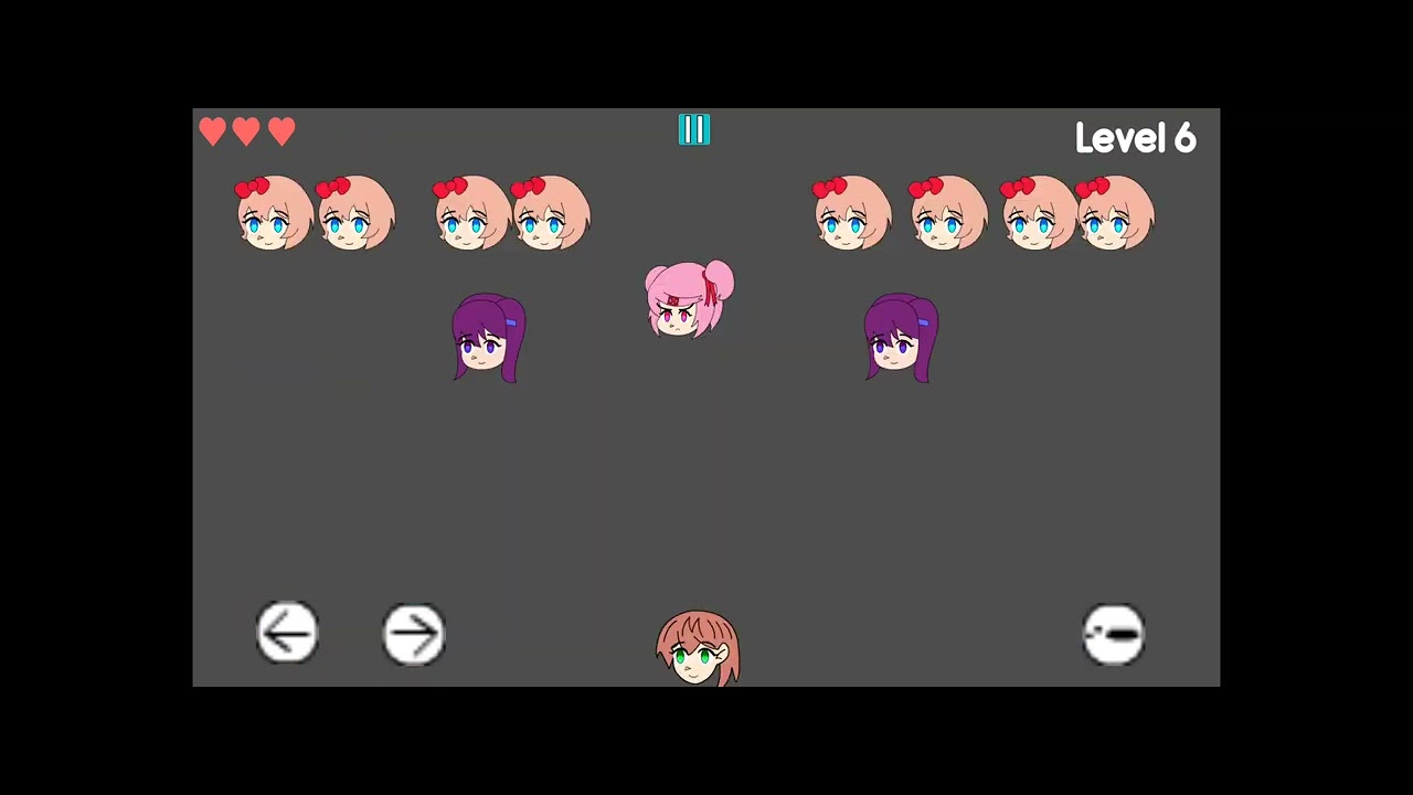 Himari Invaders( Space Invaders with DDLC)