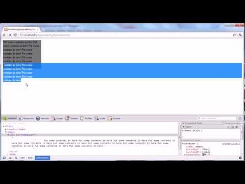 Learn CSS and CSS3 Tutorials | Widths and Heights - Mind Luster