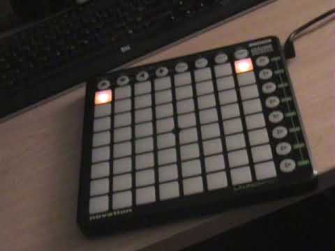 Novation Launchpad running nonome and polygome