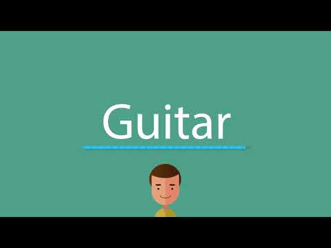 How to pronounce Guitar