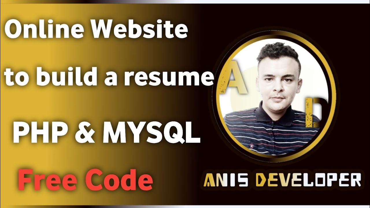 Online Website to Build Resume | Made with Php & Mysql @how @Web
