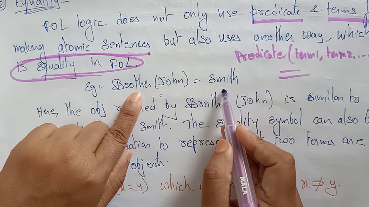 Inference in FOL | AI | Artificial intelligence | Lec-32 | Bhanu Priya