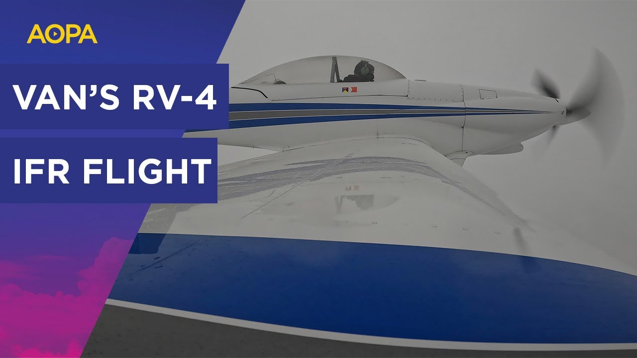 Aviation: Vans RV Aircraft - RNAV Approach to Minimums in an RV-4