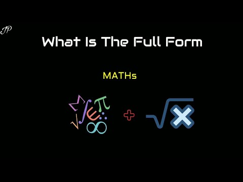 What Is The Full Form Of Maths?