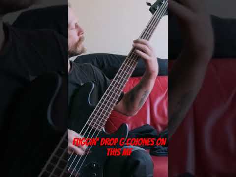 Giving out drop G a spell, first time in a bit, the chug is real, goddamn #bass #shorts #youtube