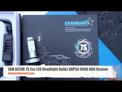 How to replace Honda Accord Headlight With JDM ASTAR 7S LED Headlight Bulbs 9006 HB4 Review