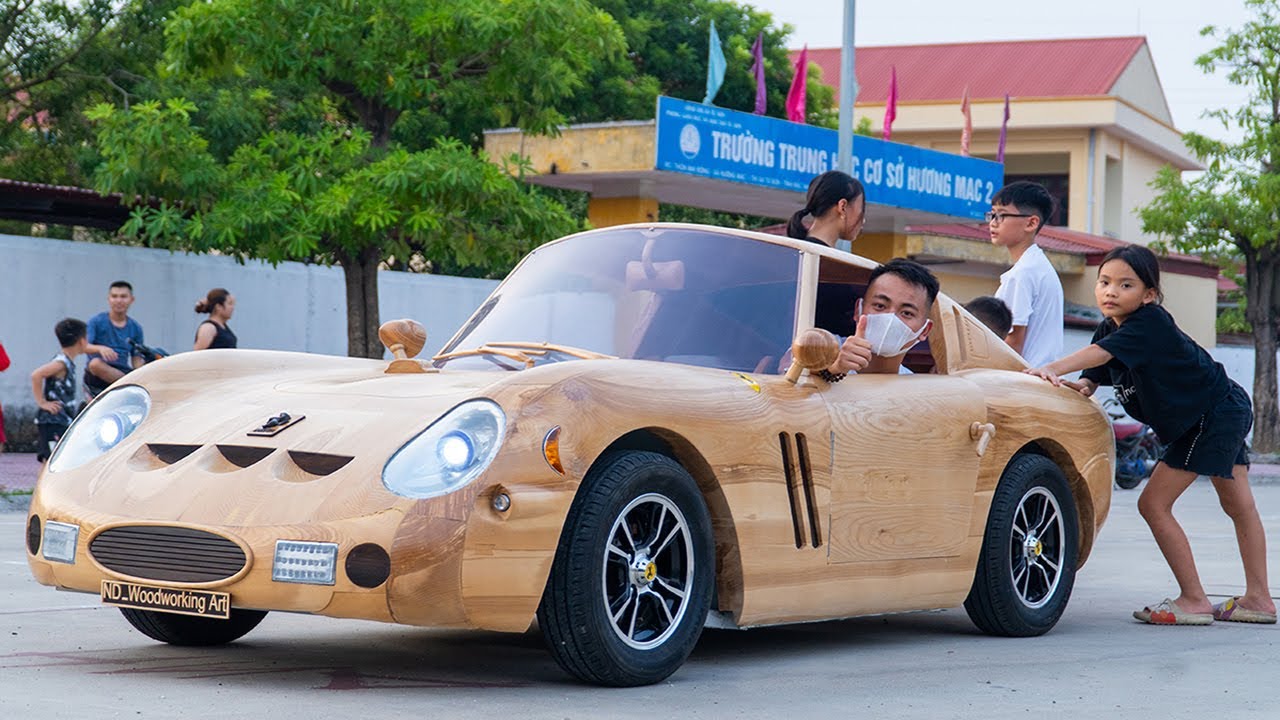 Three Adorable Wooden Cars Hit the Streets of Vietnam. They're Kid-Size ...