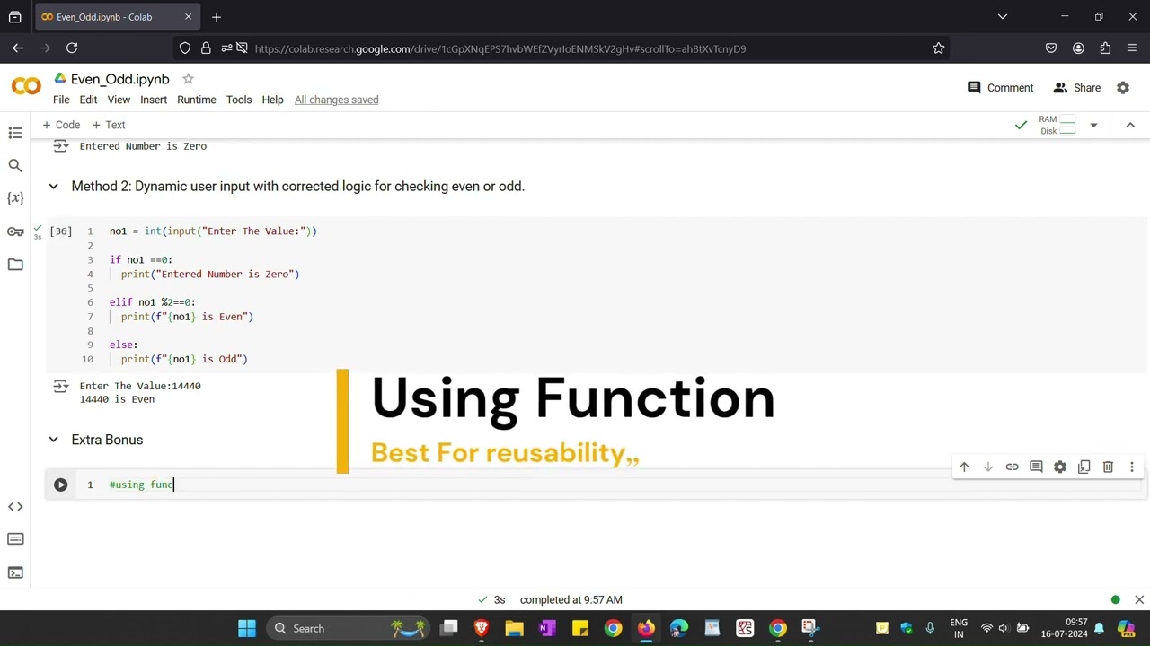 Python Tutorial: Check if a Number is Even or Odd | Ray Vision