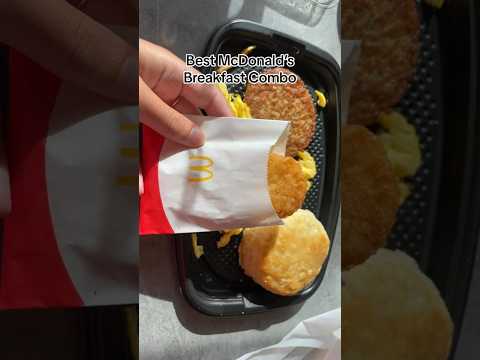 Best Mcdonalds Breakfast Combo #mcdonalds #mcdonaldshacks #mcdonaldsbreakfast #mcdonaldscombo #food