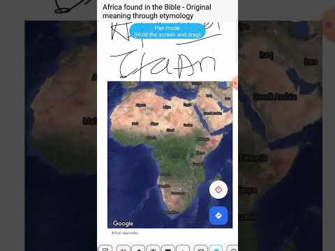 Africa found in the Bible - Original meaning through etymology #africa #childrenofisrael #knowledge