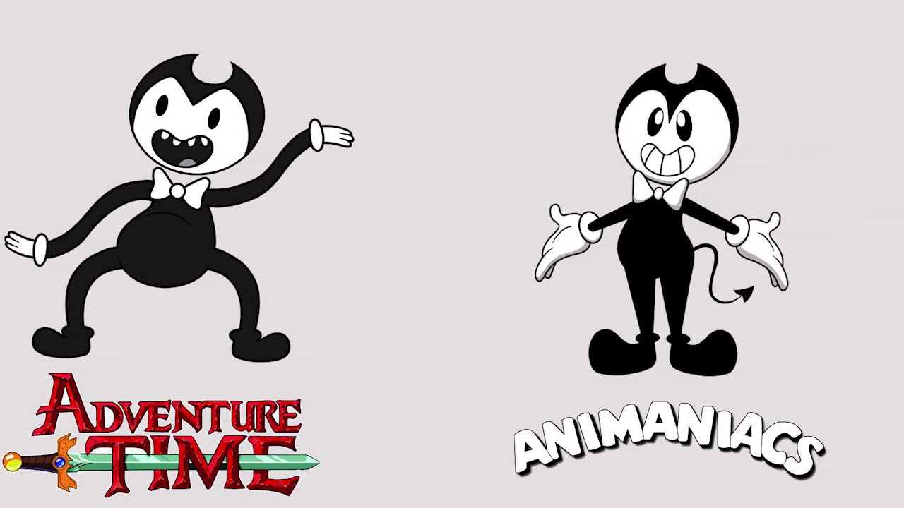 Bendy in 7 different styles (art challenge)