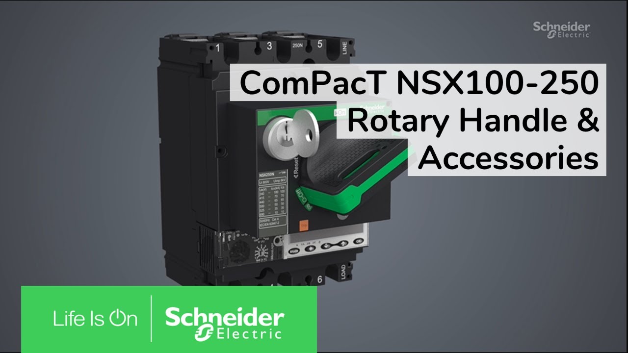 LV429338T - extended rotary handle, ComPacT NSX 100/160/250, black ...