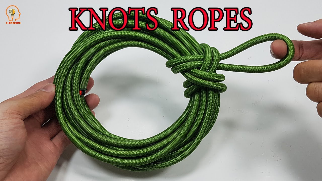 How to Coil a Rope - The PROPERLY Way to Coil Rope #2 @9DIYCrafts