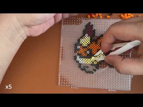 Flareon #perlerbeads