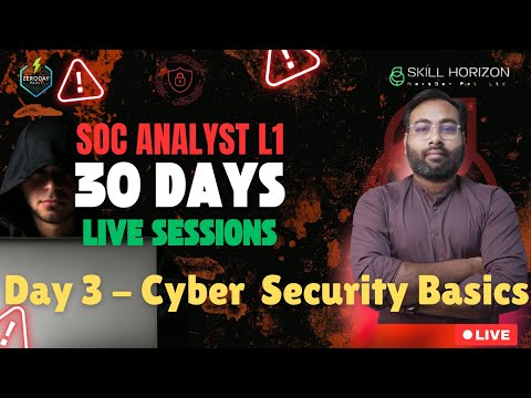SOC Analyst L1 Masterclass in 30 Days 🔥 | Day 3