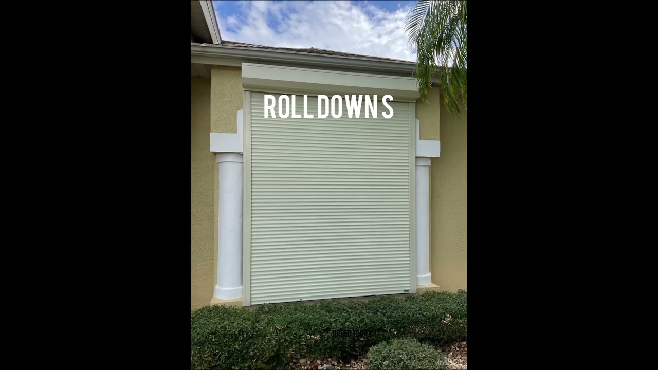Roll Down Hurricane Shutters Melbourne Florida