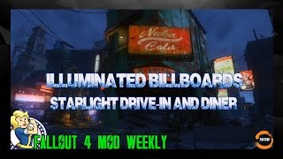 Fallout 4 MOD Illuminated Billboards - Starlight Drive-In And Diner at ...