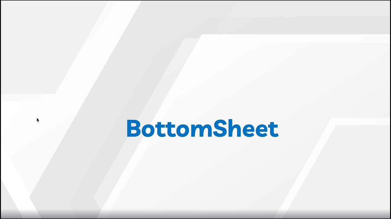 Flutter Bottom Sheet Tutorial | Modal & Persistent Bottom Sheet (Step by Step)