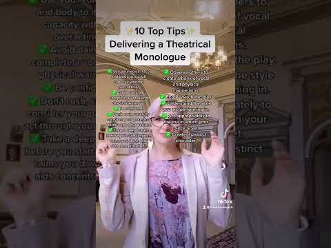 Monologue #toptips