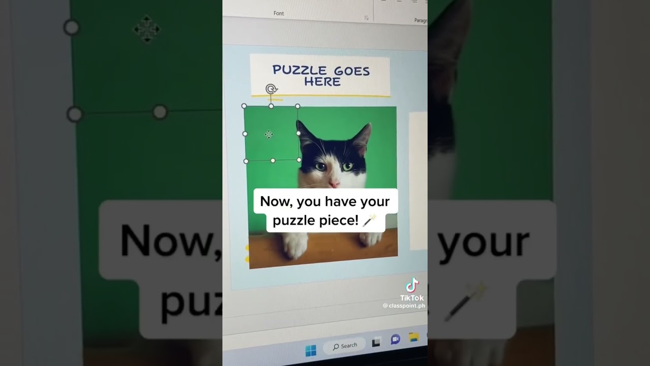 I was today years old when I found out you can actually create puzzles and PowerPoint! 🧩 #ppt