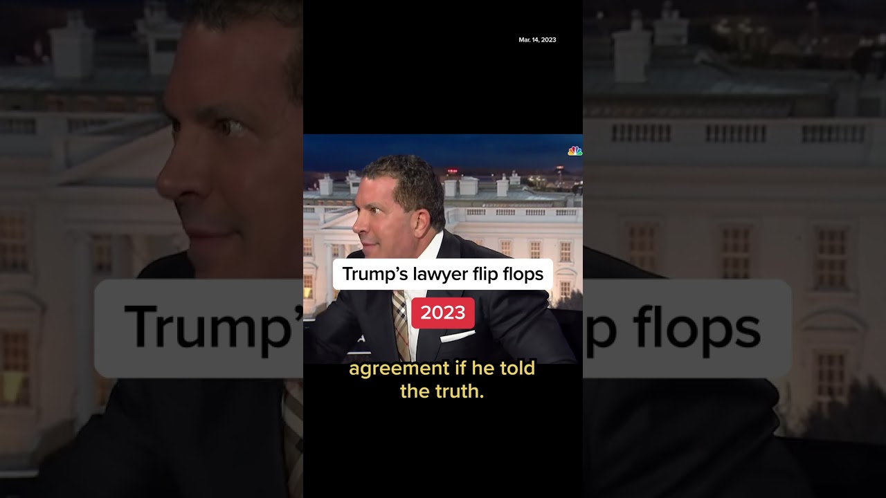 #Trump's lawyer in the #StormyDaniels payments case, used to have a different perspective.