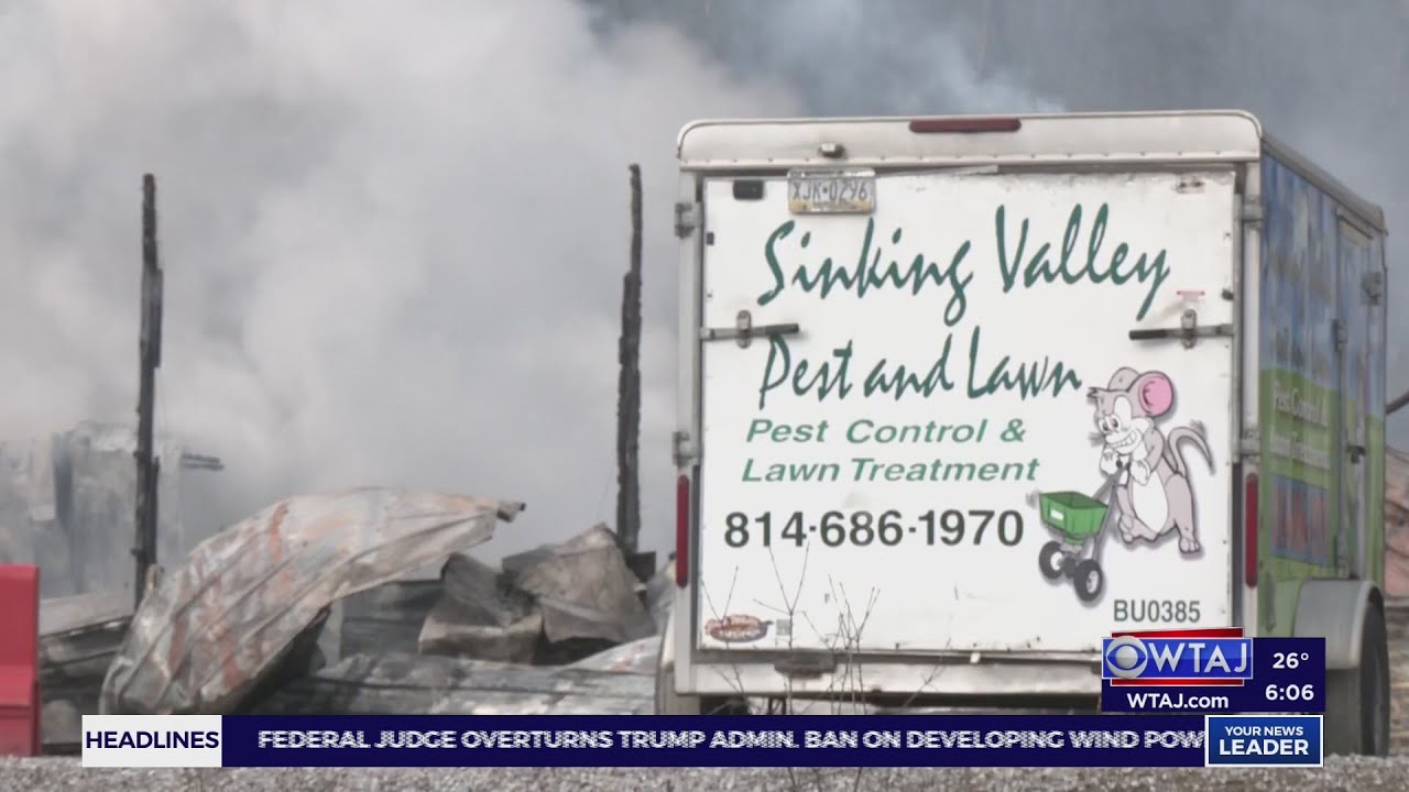 Firefighters, hazmat called to Blair County business fire | WTAJ