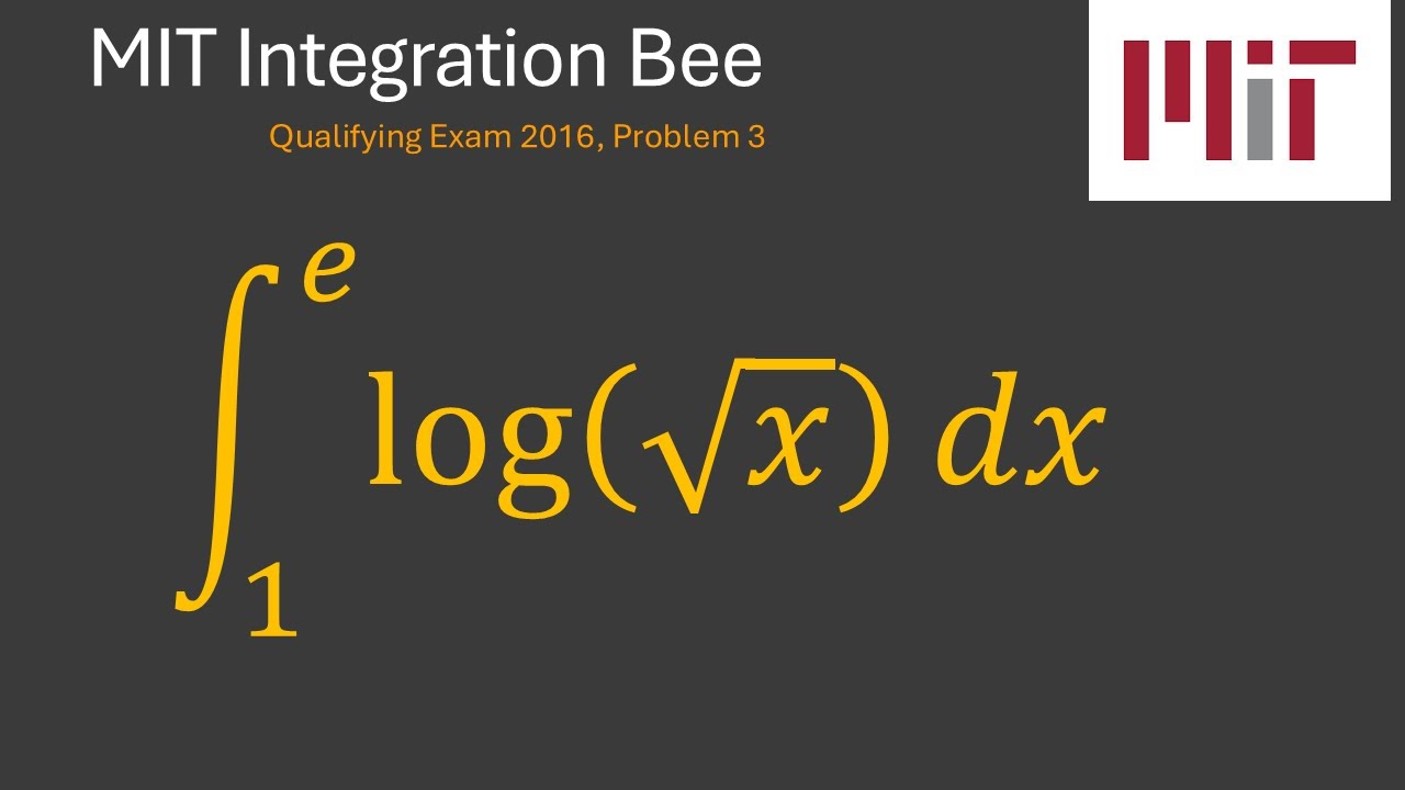 MIT 2016 Integration Bee Qualifying Exam, Problem 3