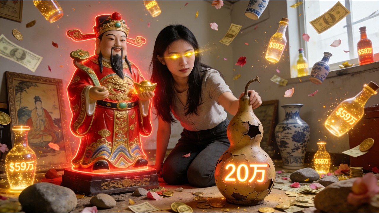 [DUB🌐]Old bottle worth 200000! Poor girl uses Wealth Eyes to rule antiques and rise to the top!