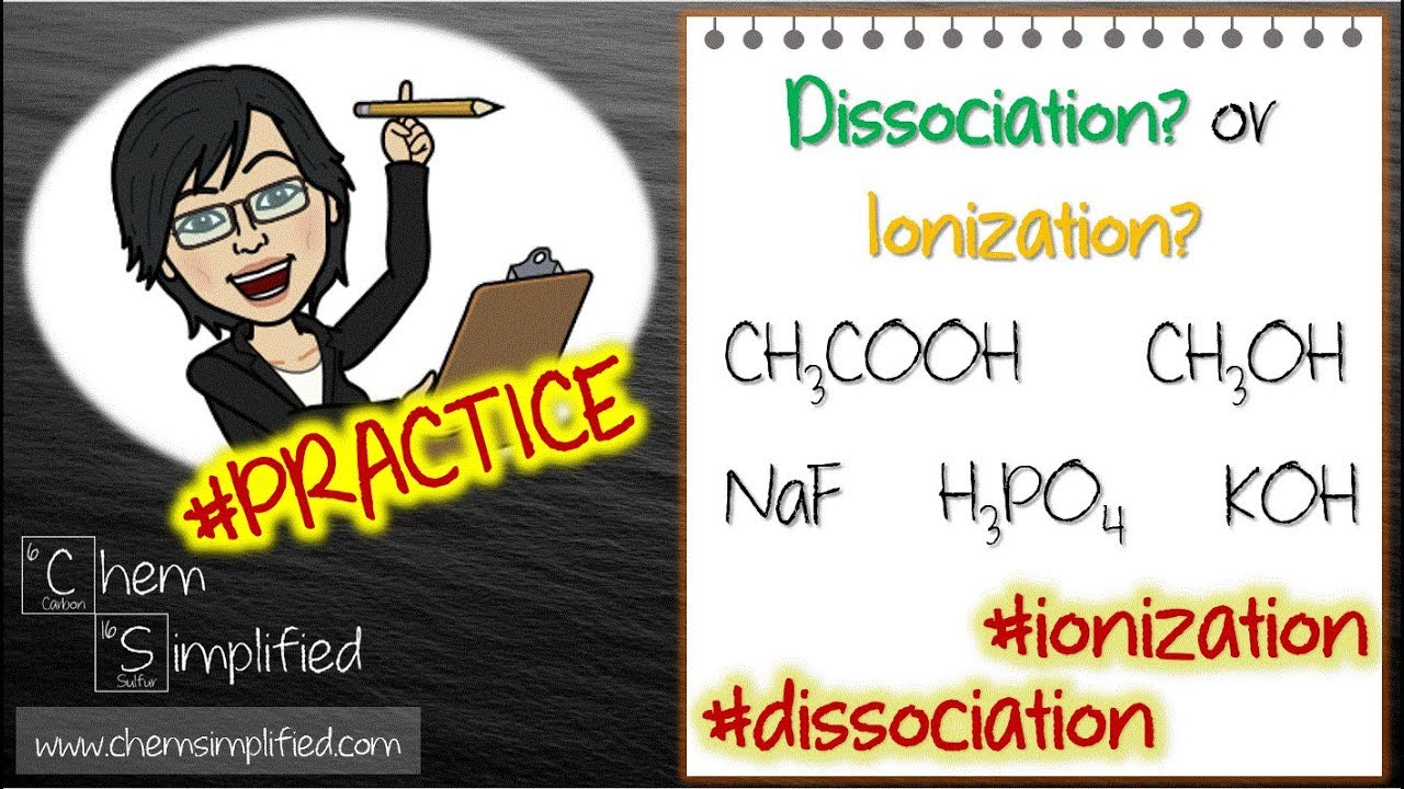 Dissociation and Ionization Practice - Dr K