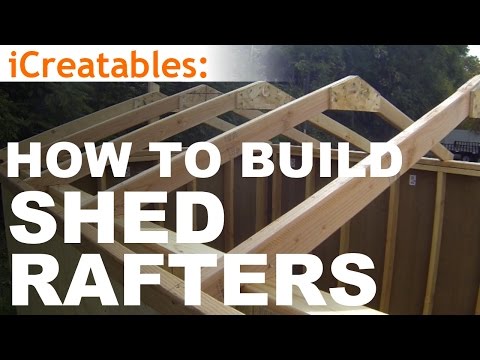 How To Build A Shed - Part 4 - Building Roof Rafters