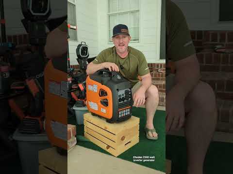 This is the quietest generator I have owned! @efurden #generator #inverter #powersupply #fyp