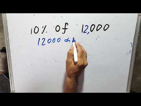 What is 10% of 12000 | 10 percent of 12000 | Surendra Khilery