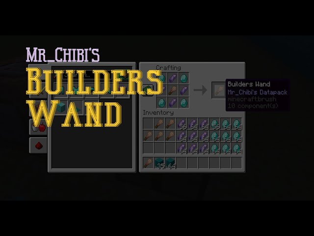 Builders Wand 1.21.9 Minecraft Data Pack