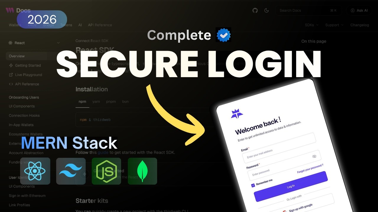 Build a Full MERN Auth System from Scratch (JWT + Protected Routes)