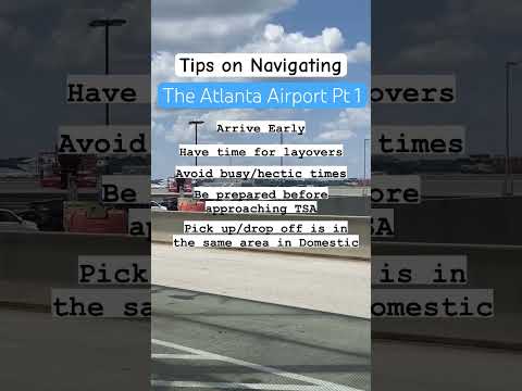Tips On Navigating the Atlanta Airport Pt 1 | #shorts